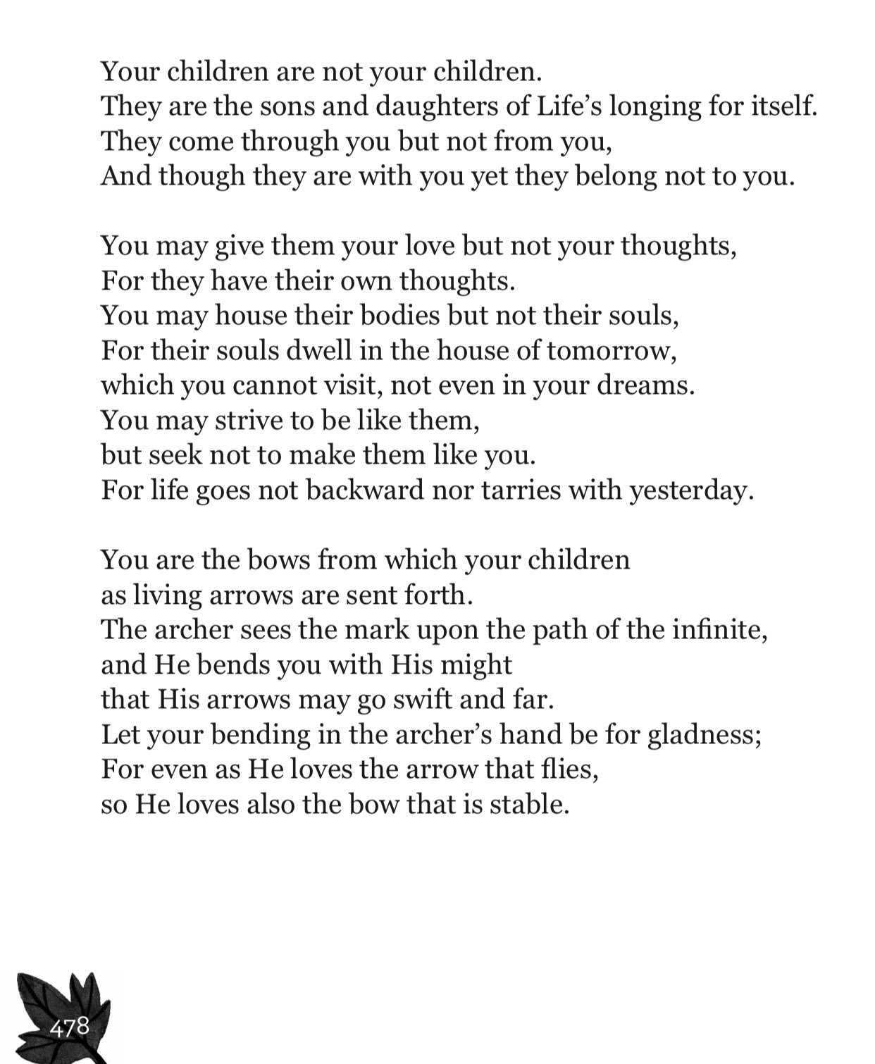 Khalil Gibran Quotes On Children