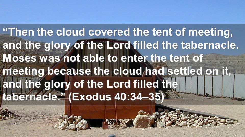 Tabernacle Exodus 40