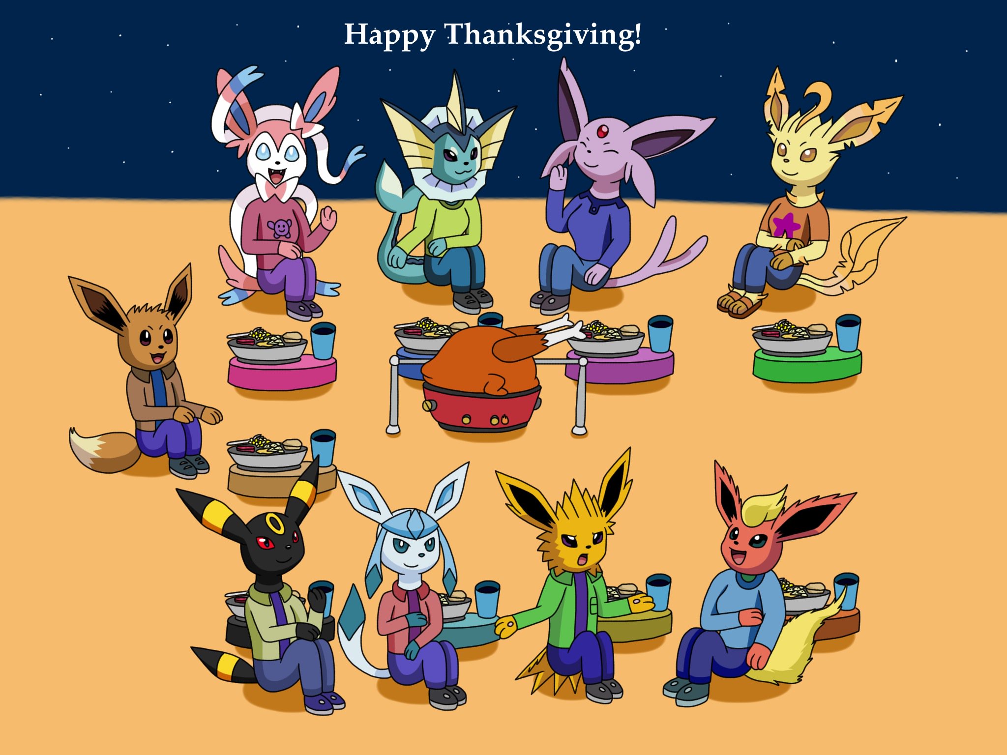 Pokemon At Thanksgiving