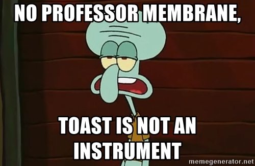 Invader Zim Professor Membrane Toast