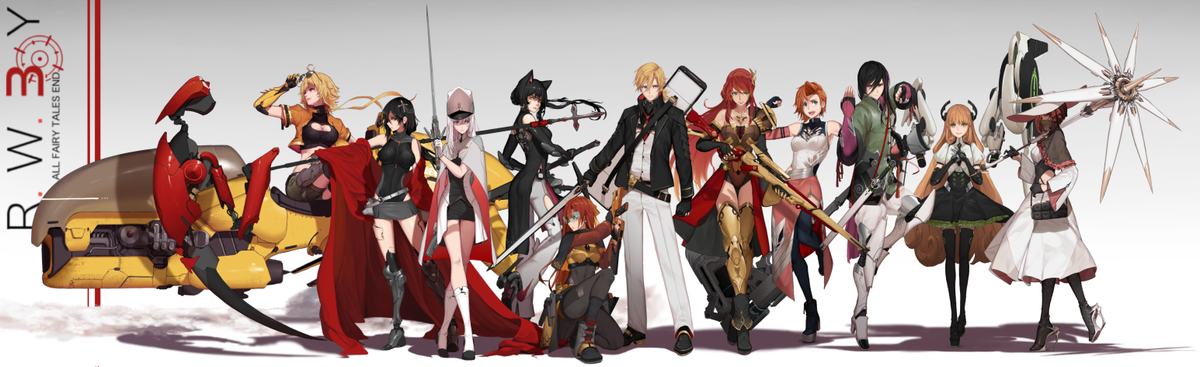 「Into the #RWBY Multiverses 」|DISHのイラスト