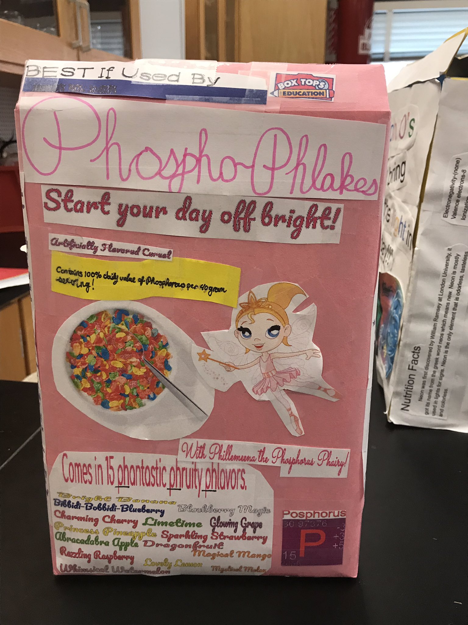 Williamson HS on Twitter: "Element cereal box presentations in ...