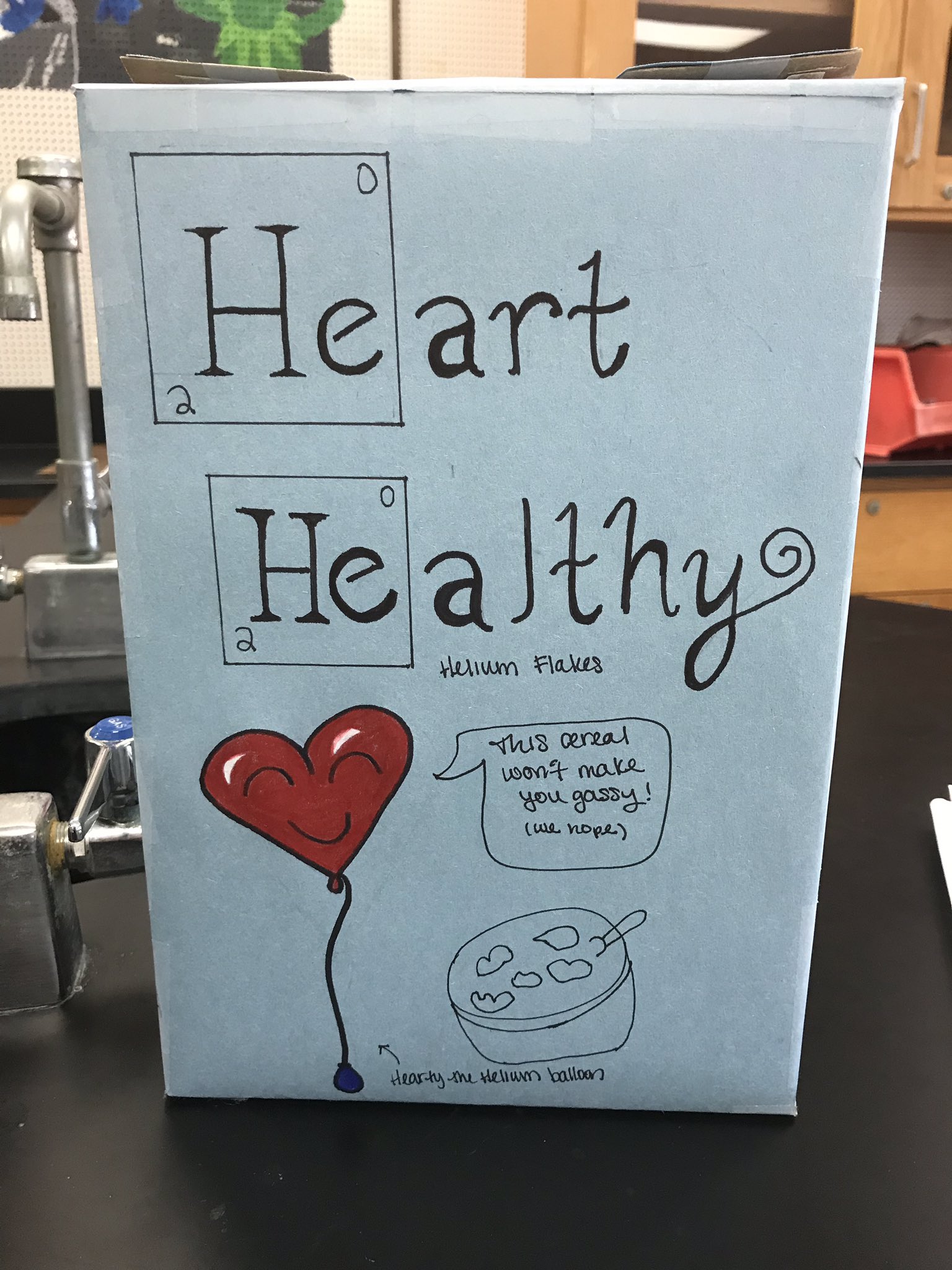 Williamson HS on Twitter: "Element cereal box presentations in ...