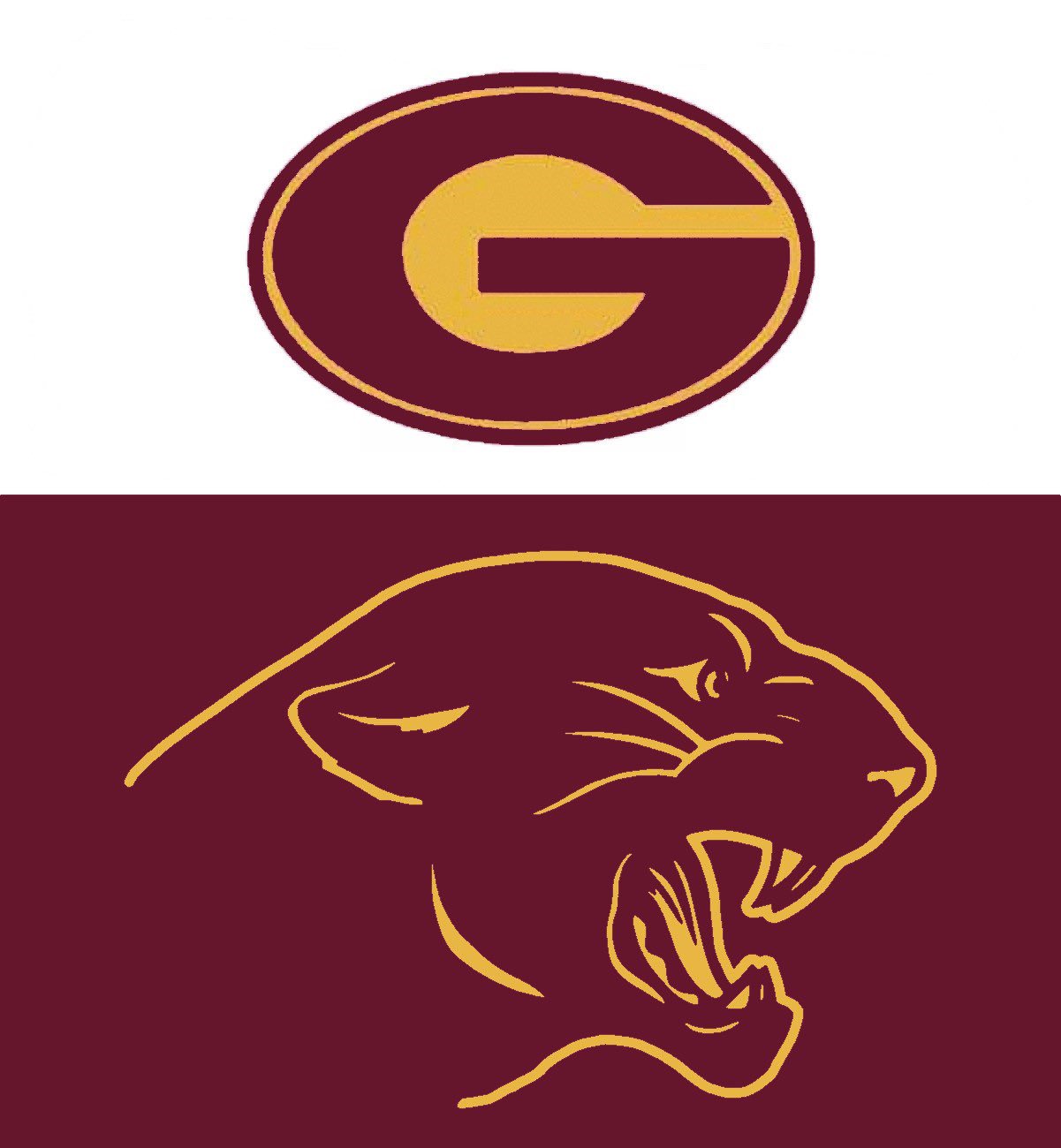 Panther Football Logos