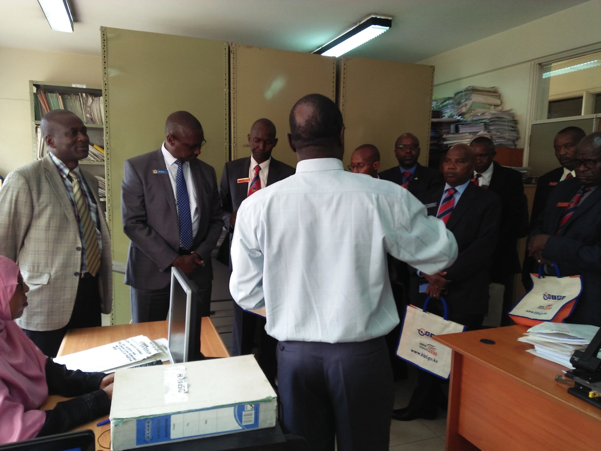 KIPI Kenya on Twitter: "John Onyango (R) @kipikenya Deputy MD-Corporate Services welcoming ...