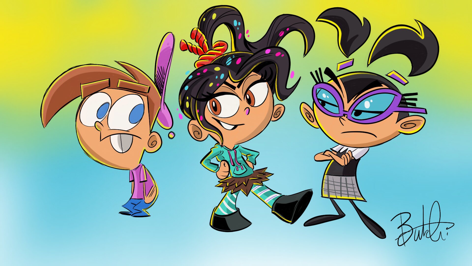 Fairly Odd Parents Timmy And Tootie