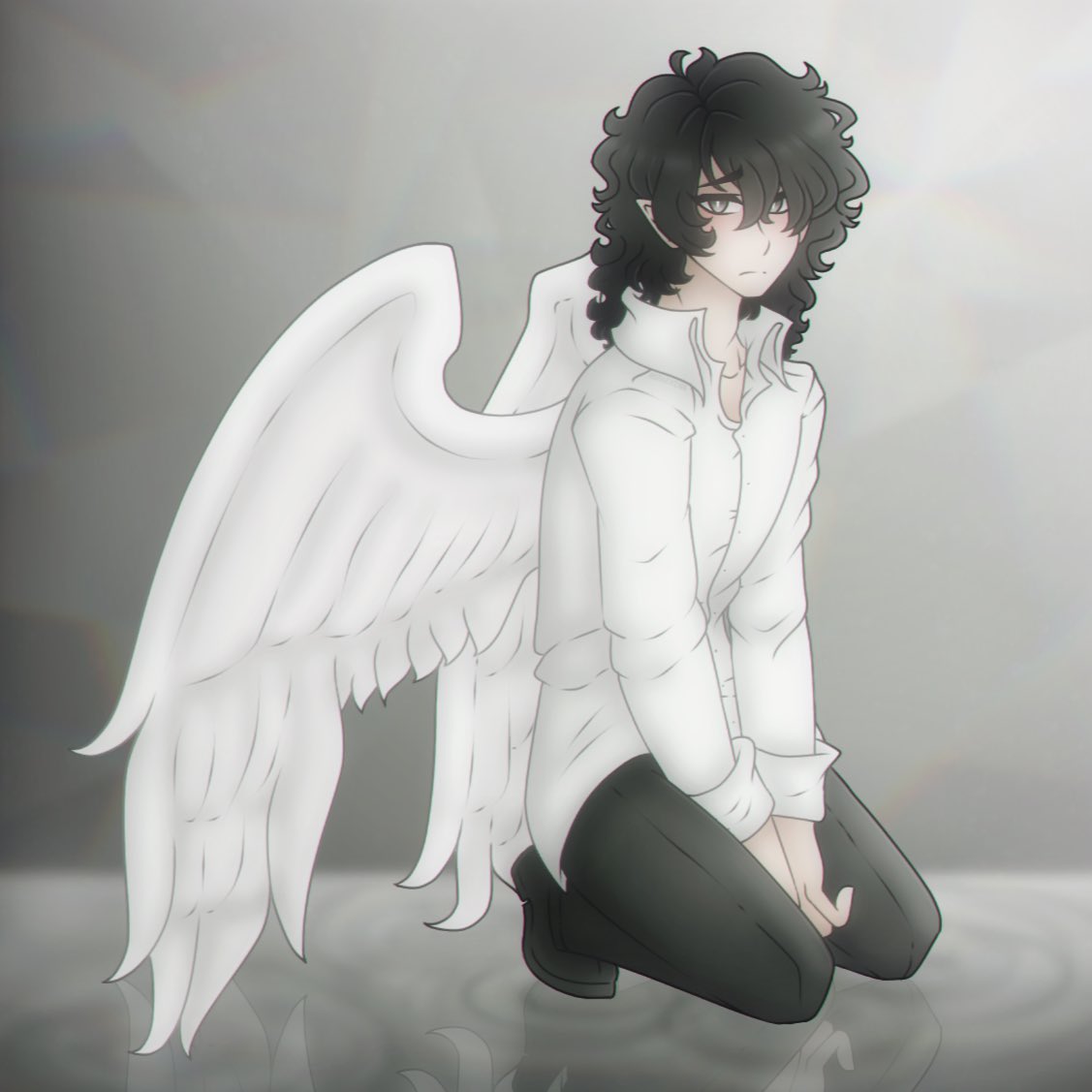 Gothic Anime Angel Boy