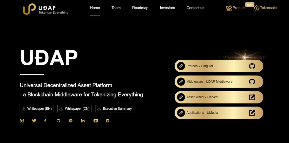 UDAP-Universal Ðecentralized Asset Platform – Judul Situs