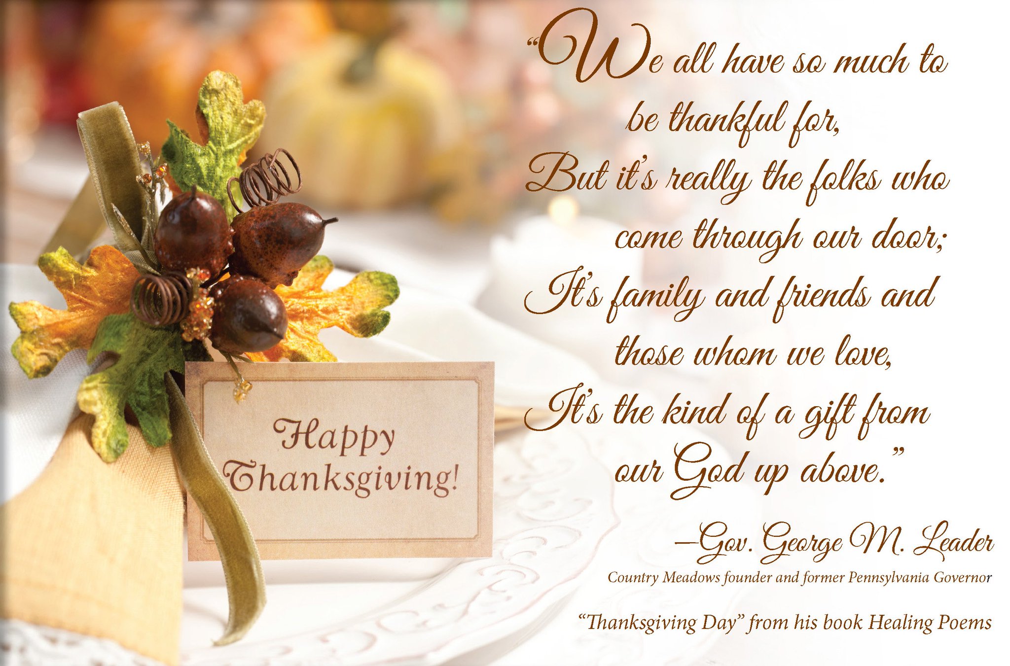 Thanksgiving Poems For Family