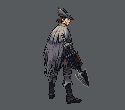 「Bloodborne 2D fighting game. Choose your」|THE ART OF VIDEO GAMESのイラスト