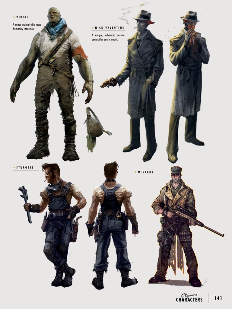 Fallout 4 Character Concept Art
