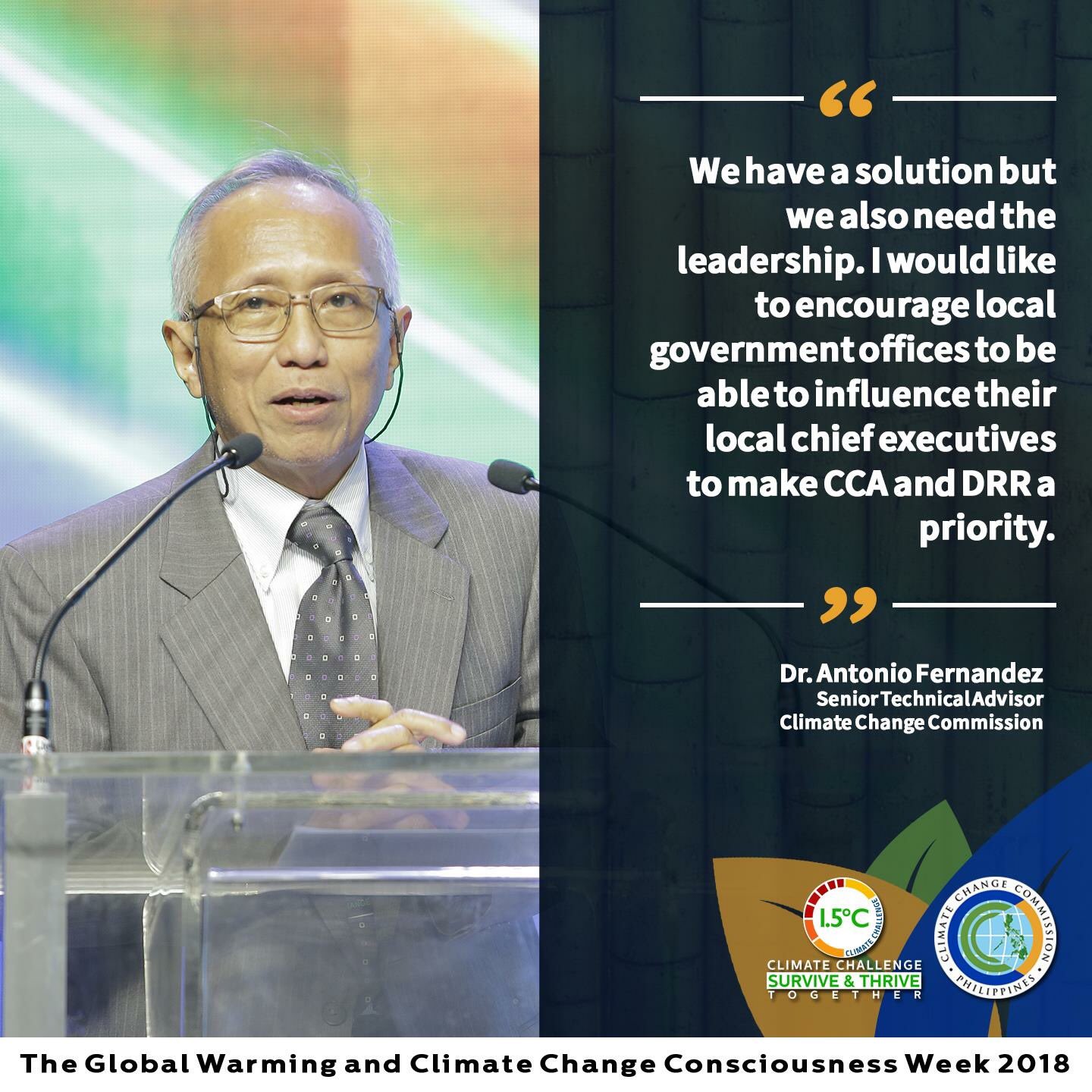 CCC Philippines on Twitter: "Senior Technical Advisor Dr. Antonio Fernandez of the Climate ...