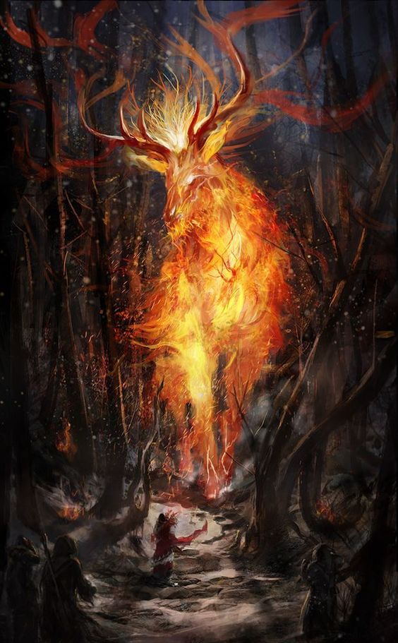 Fire Spirit Fantasy Art