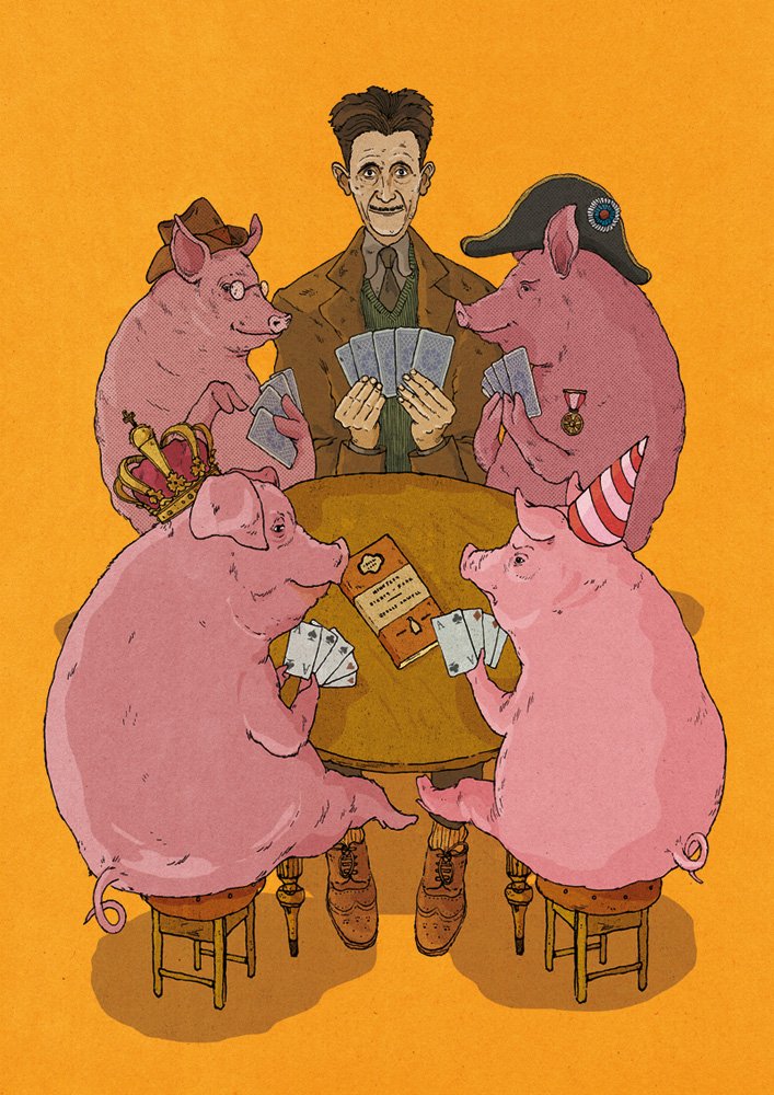 Pig Standing On Hind Legs Animal Farm