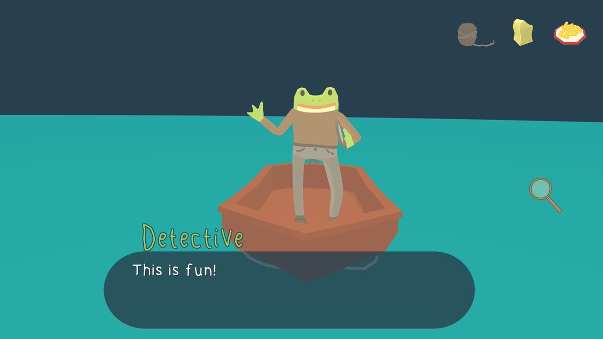 Play this short game with cute art titled "The Haunted Island, a Frog ...