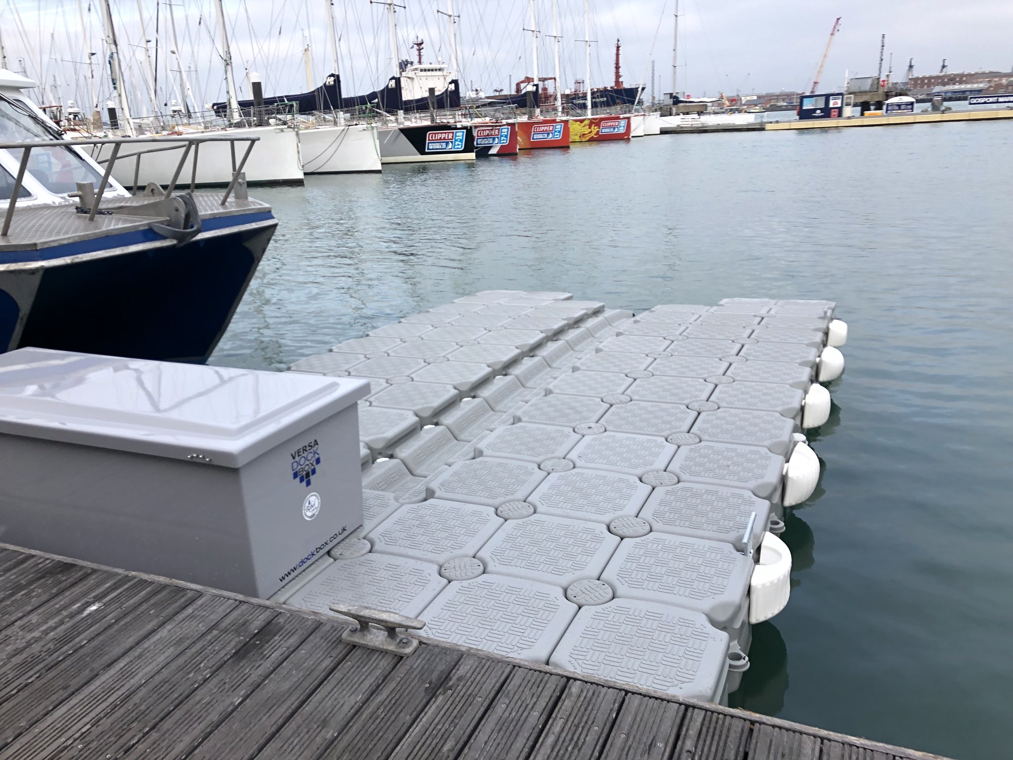 Rebel Marine on Twitter: "Versadock drive on dock for @GAFIRS fitted in Portsmouth today for ...