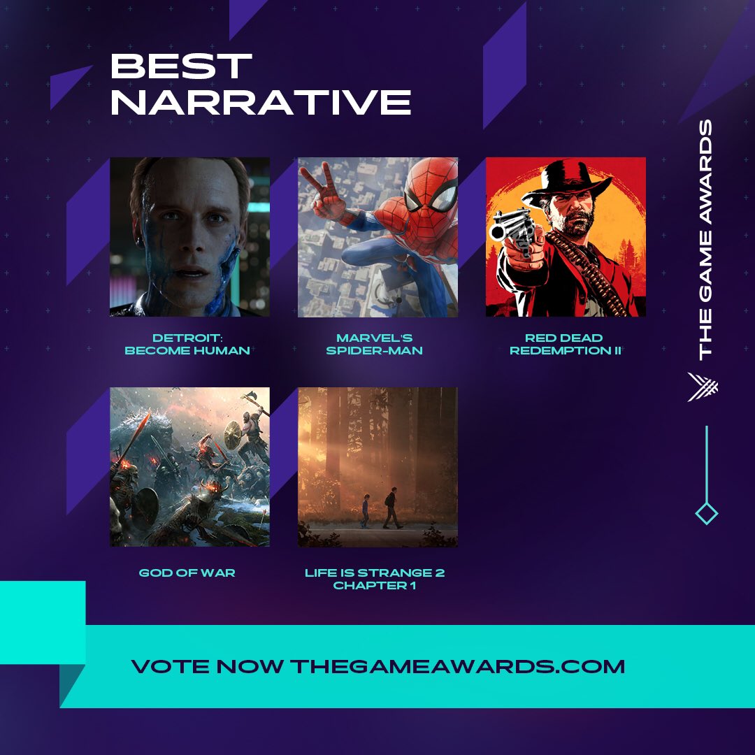 The Game Awards on Twitter: "This year’s Best Narrative category is ...
