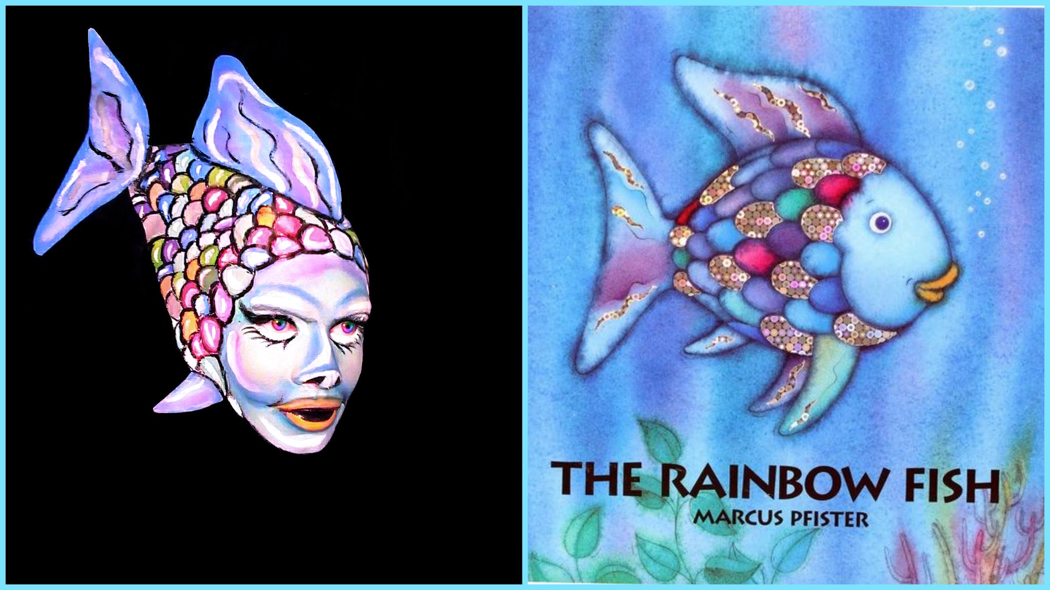 Rainbow Fish Makeup