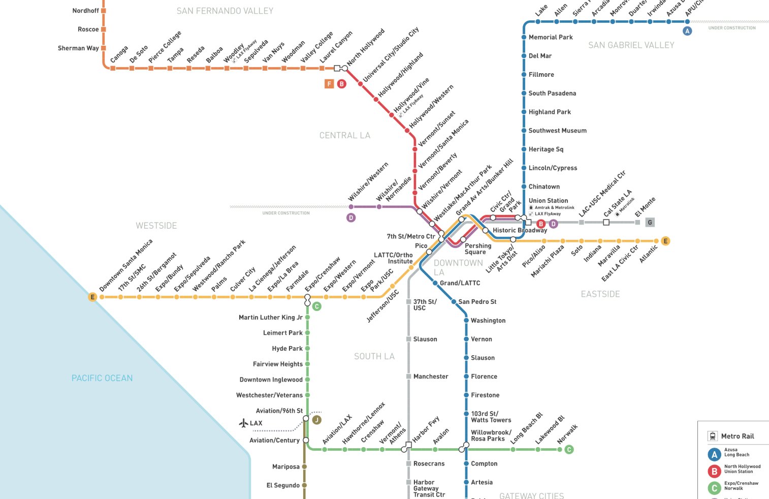 Green Line Metro Los Angeles