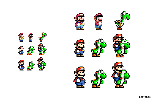 Yoshi Sprite Super Mario World