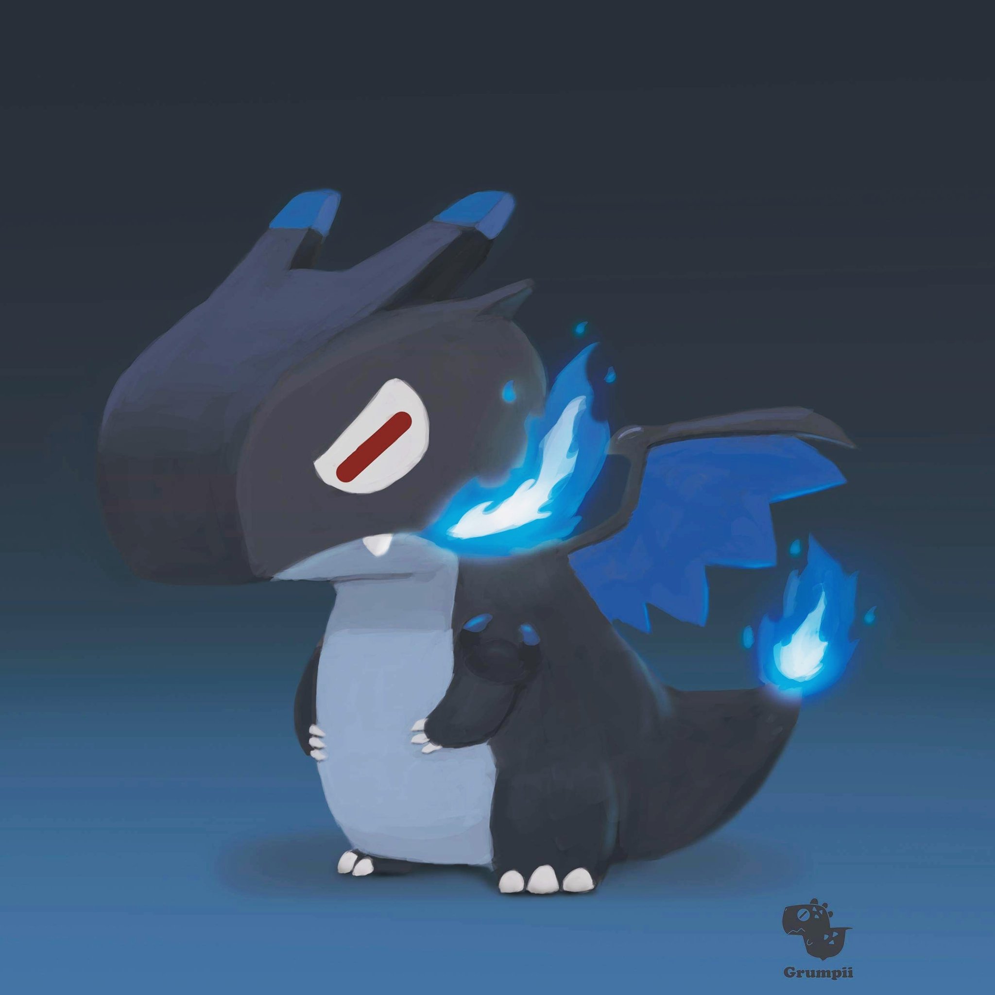 Mega Charizard X Fan Art