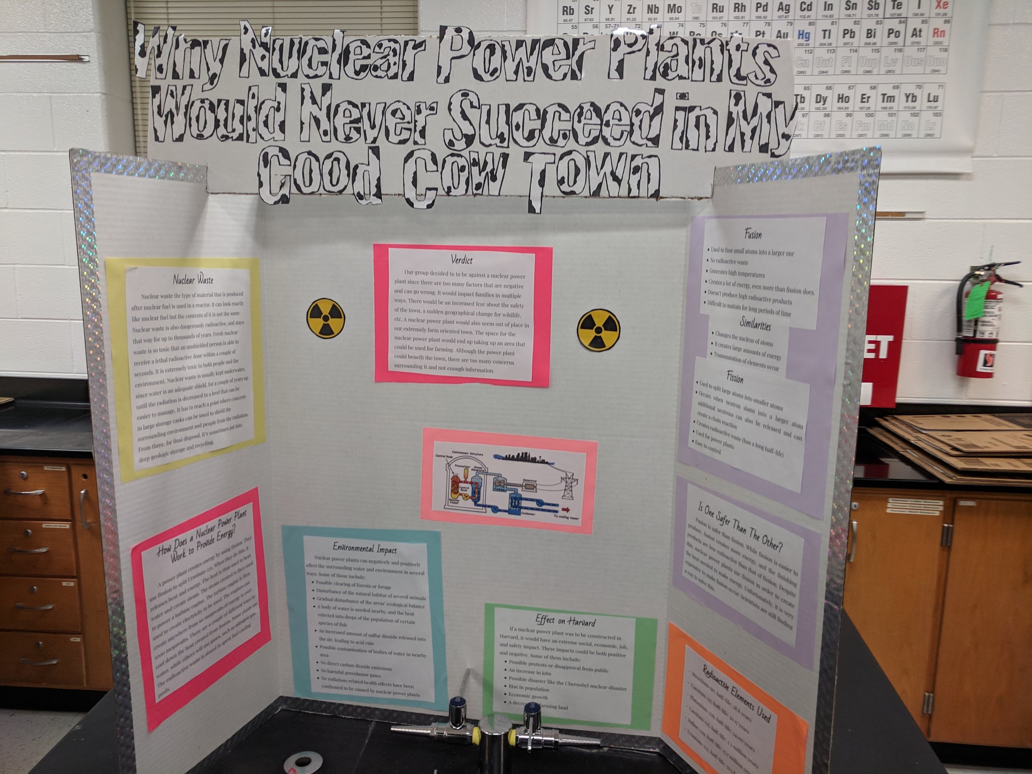 Nuclear Power Plant Model Science Fair