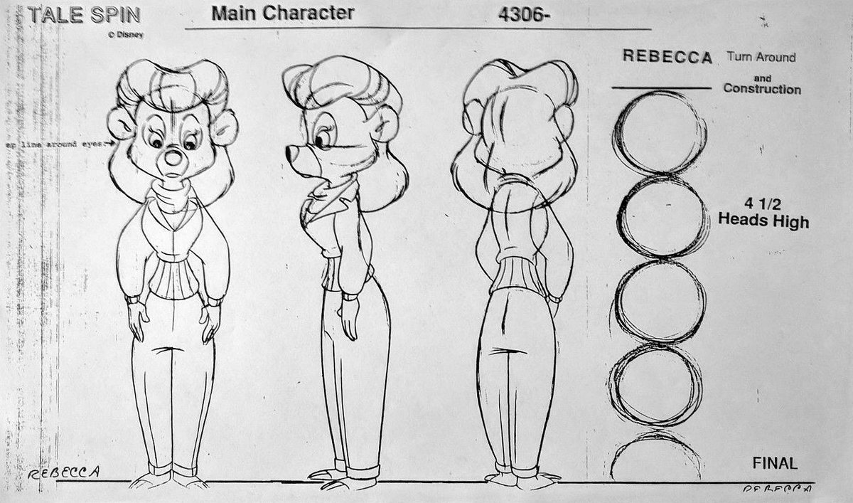 Talespin Characters Rebecca