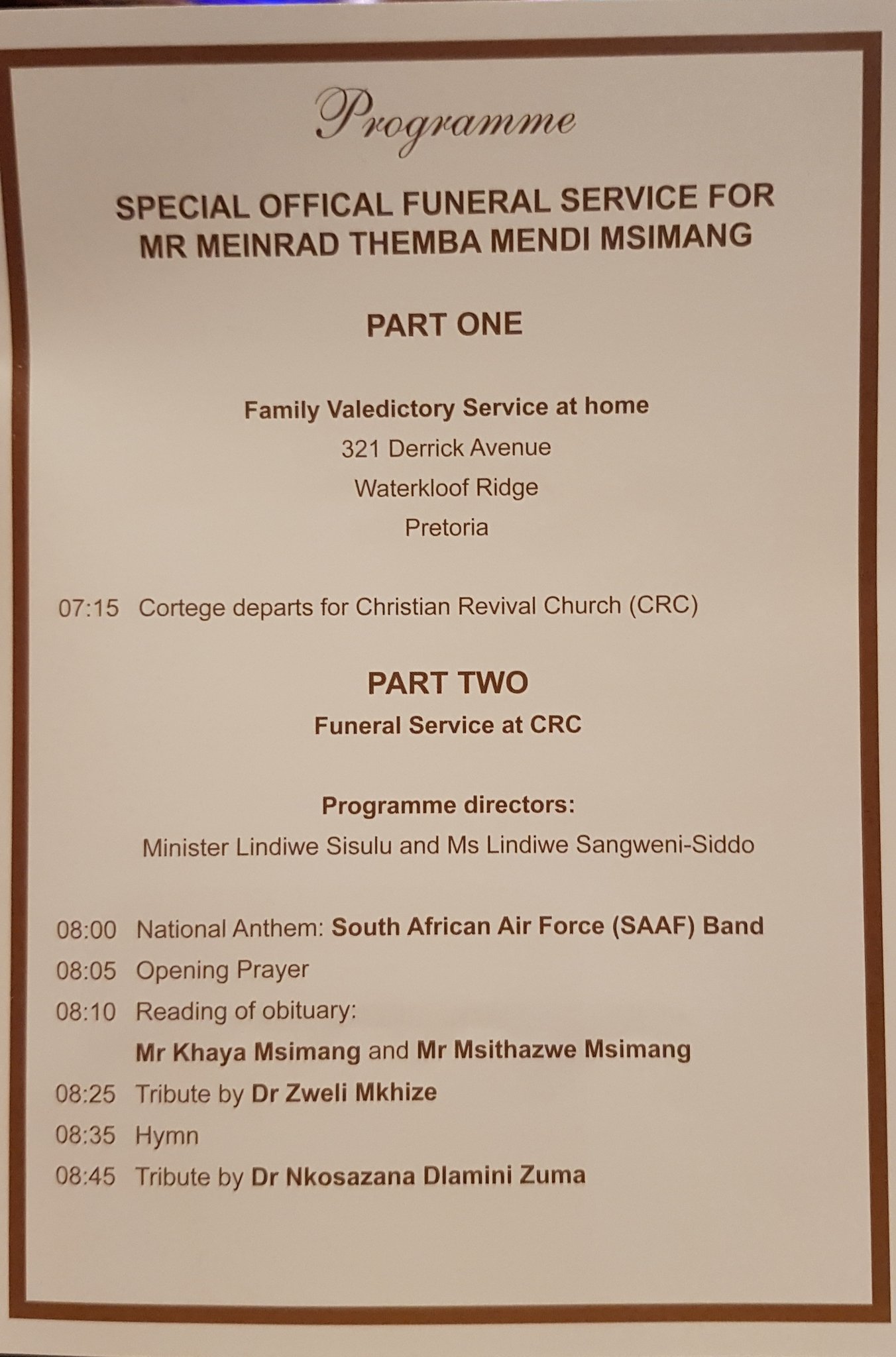 South African Funeral Homes Facilities & Directions | Kurzawa Funeral