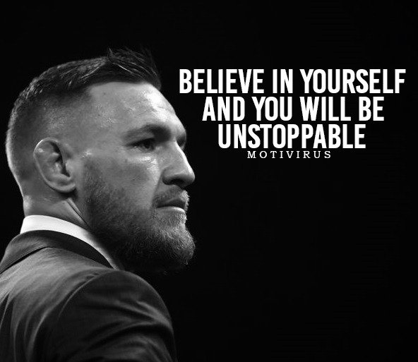 Ufc Inspirational Quotes Conor Mcgregor UFC Quote Poster" Poster For