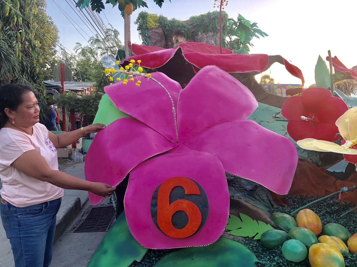 LOOK: A giant Gumamela Flower designed by residents of Nagbukel, Ilocos ...