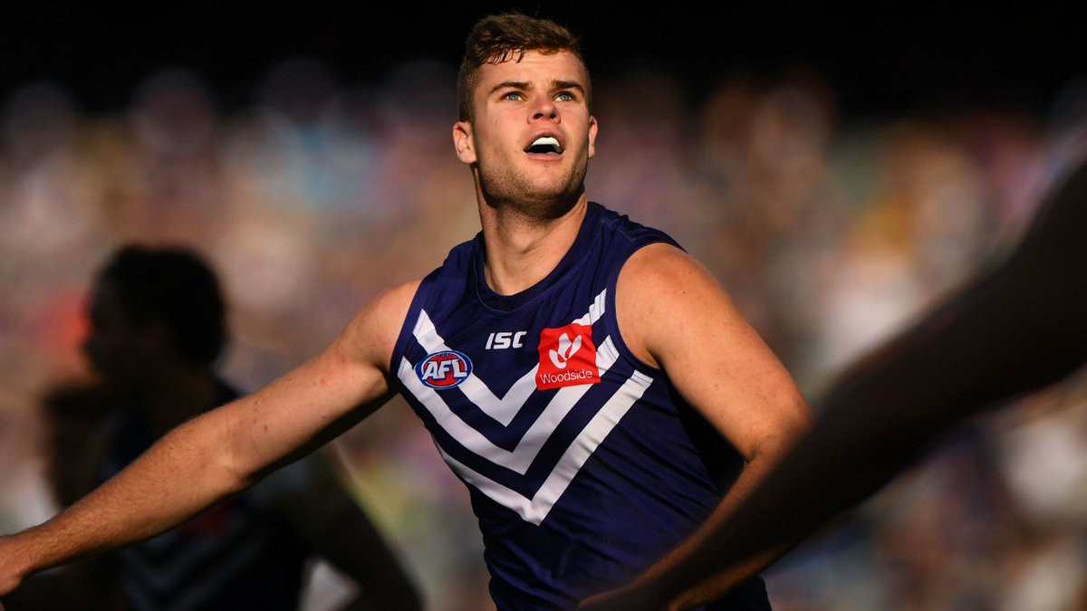 Fremantle Dockers anchor emerging ruckman Sean Darcy on two-year ...