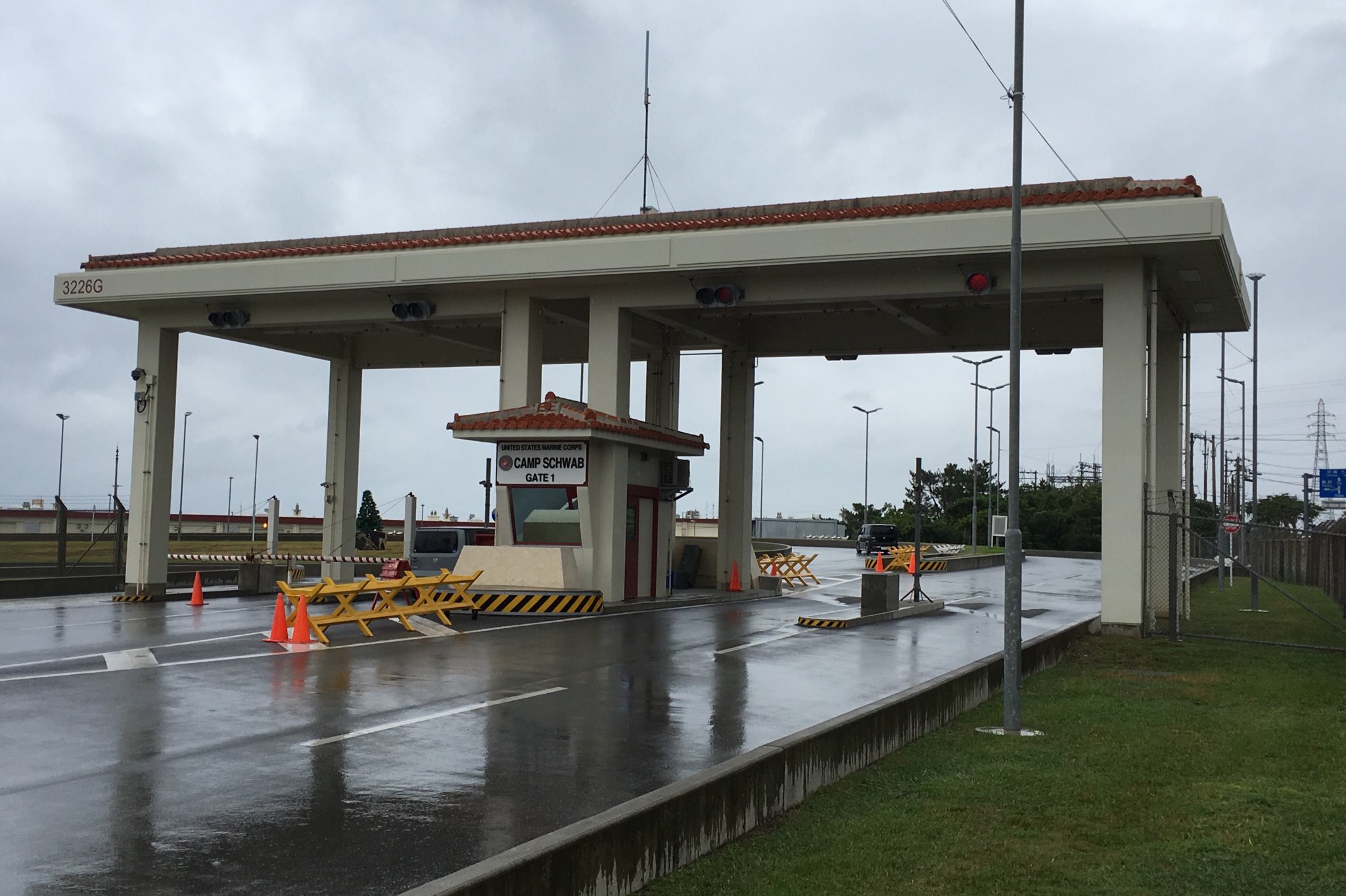 Ryusuke IMURA on Twitter: "Camp Schwabのゲート。…