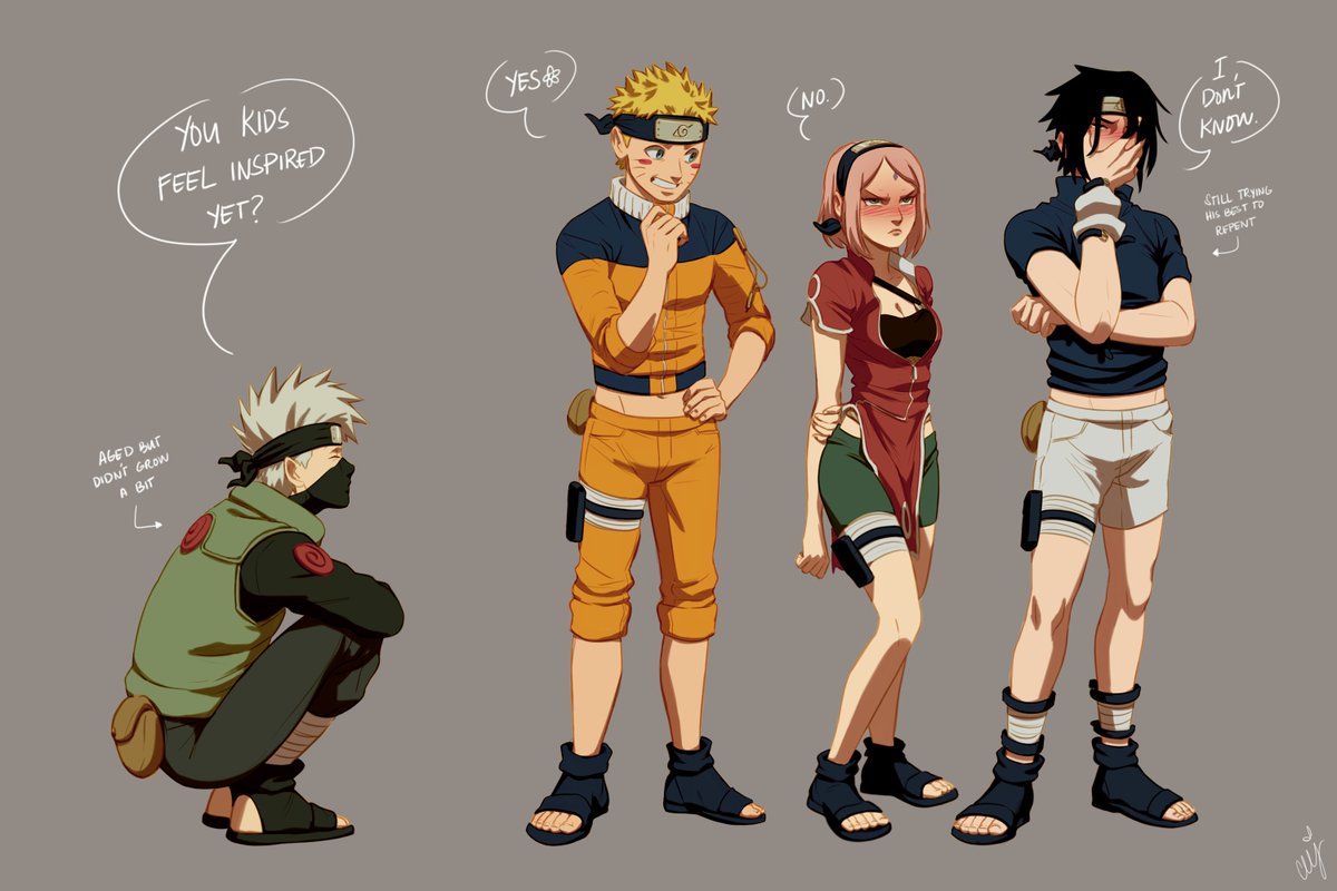 Naruto Team 7 Reunion