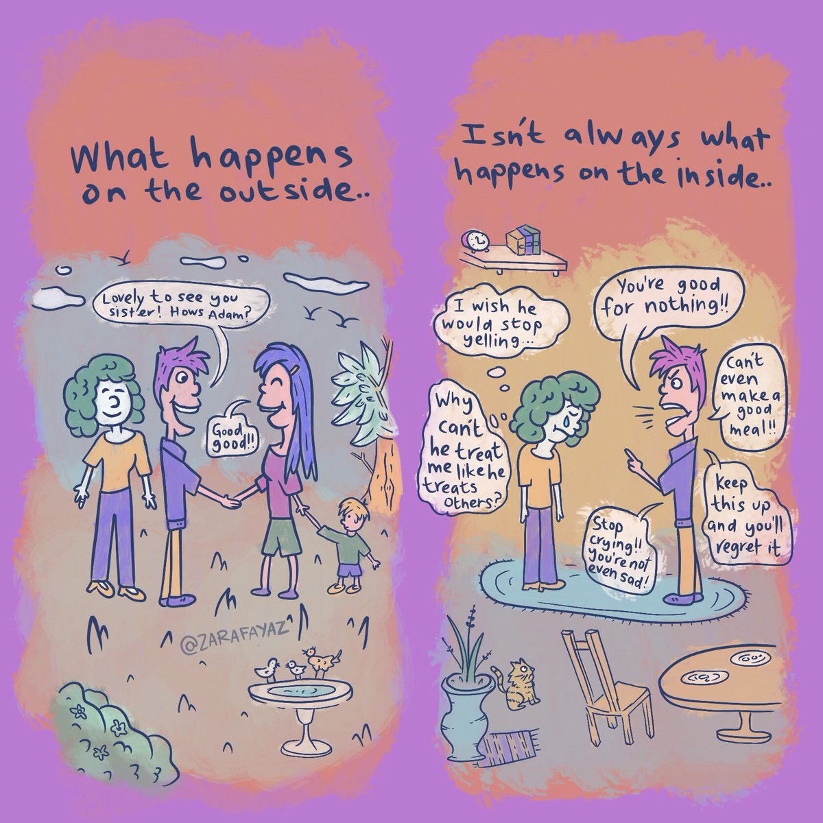 Emotional Abuse Cartoon