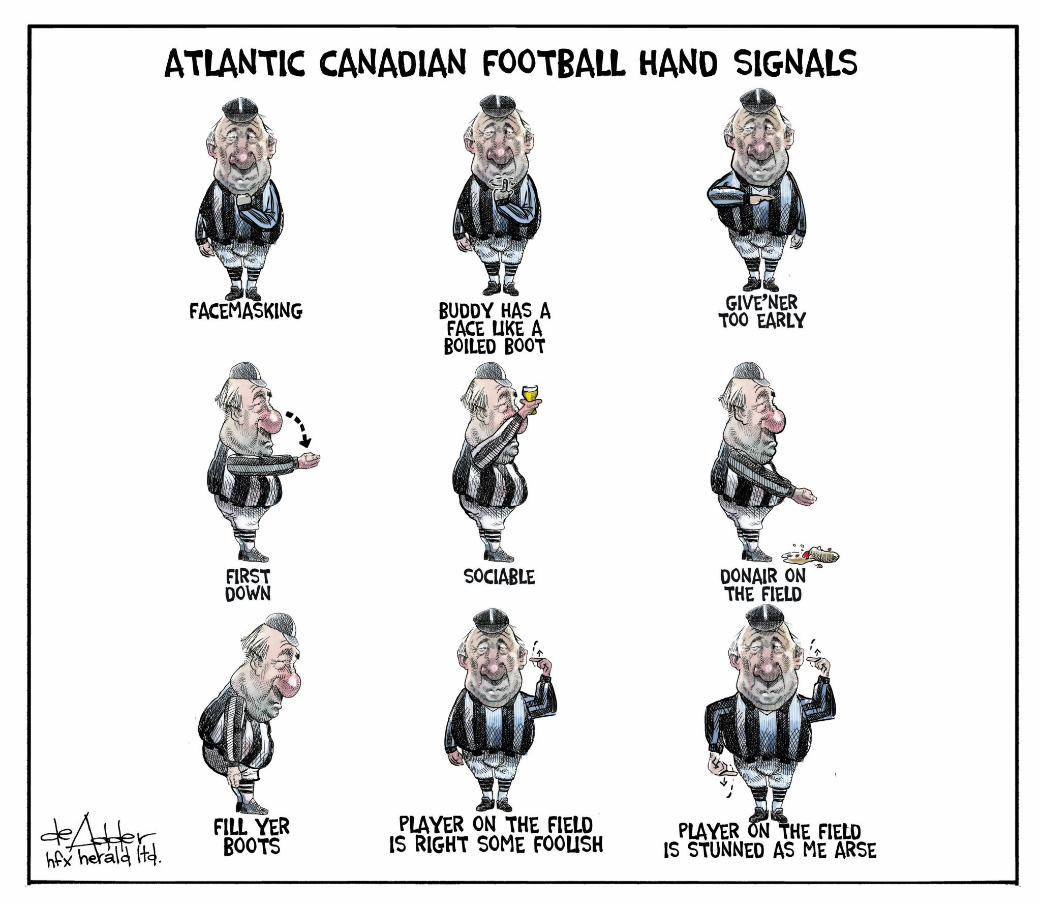 Football Hand Signals