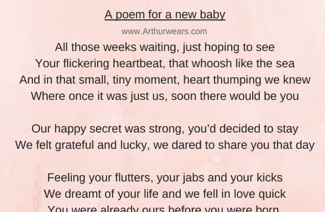 New Baby Poems