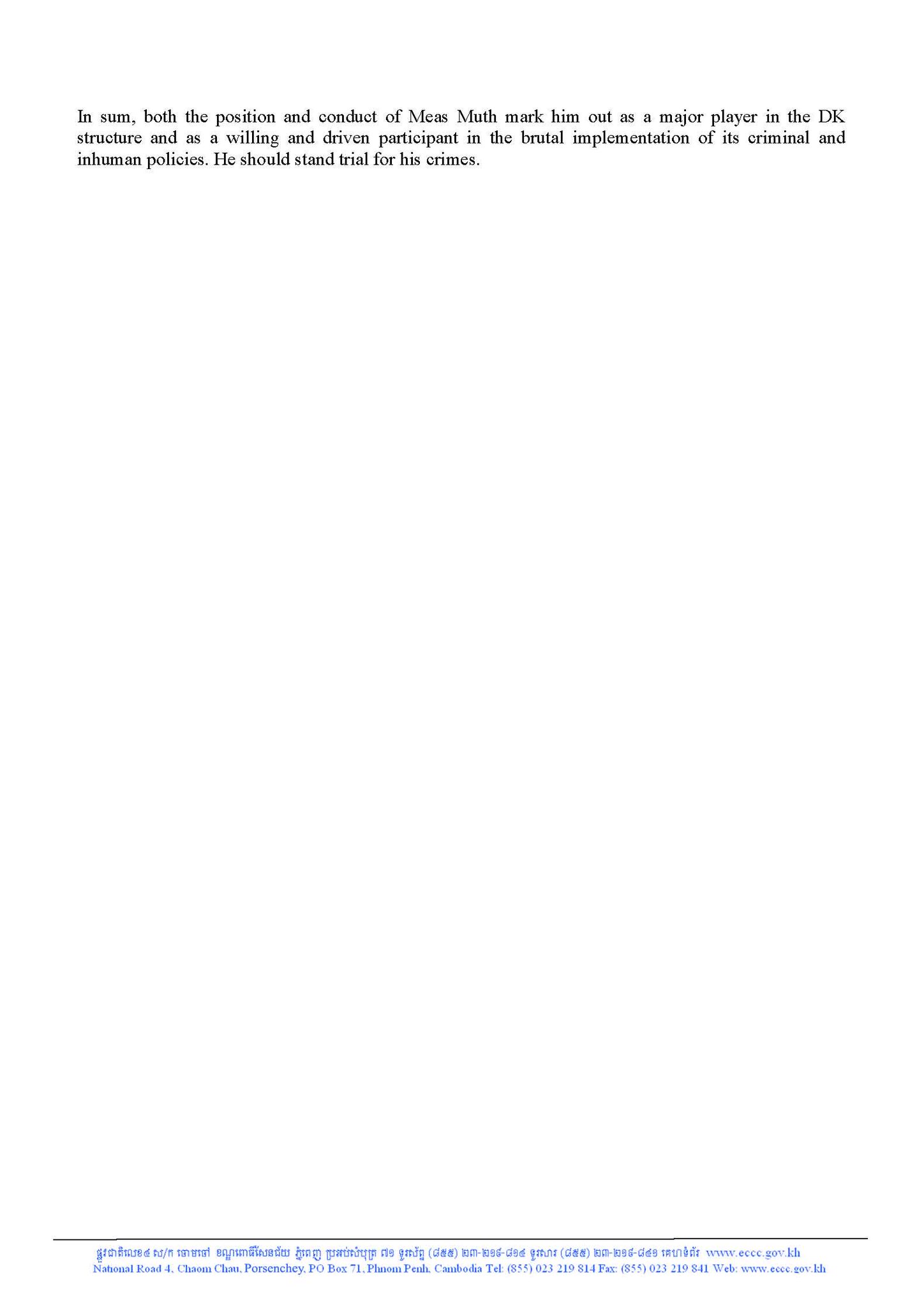 KR Tribunal (ECCC) on Twitter: "#ECCC OCIJ issued two separate Closing Orders in the case ...