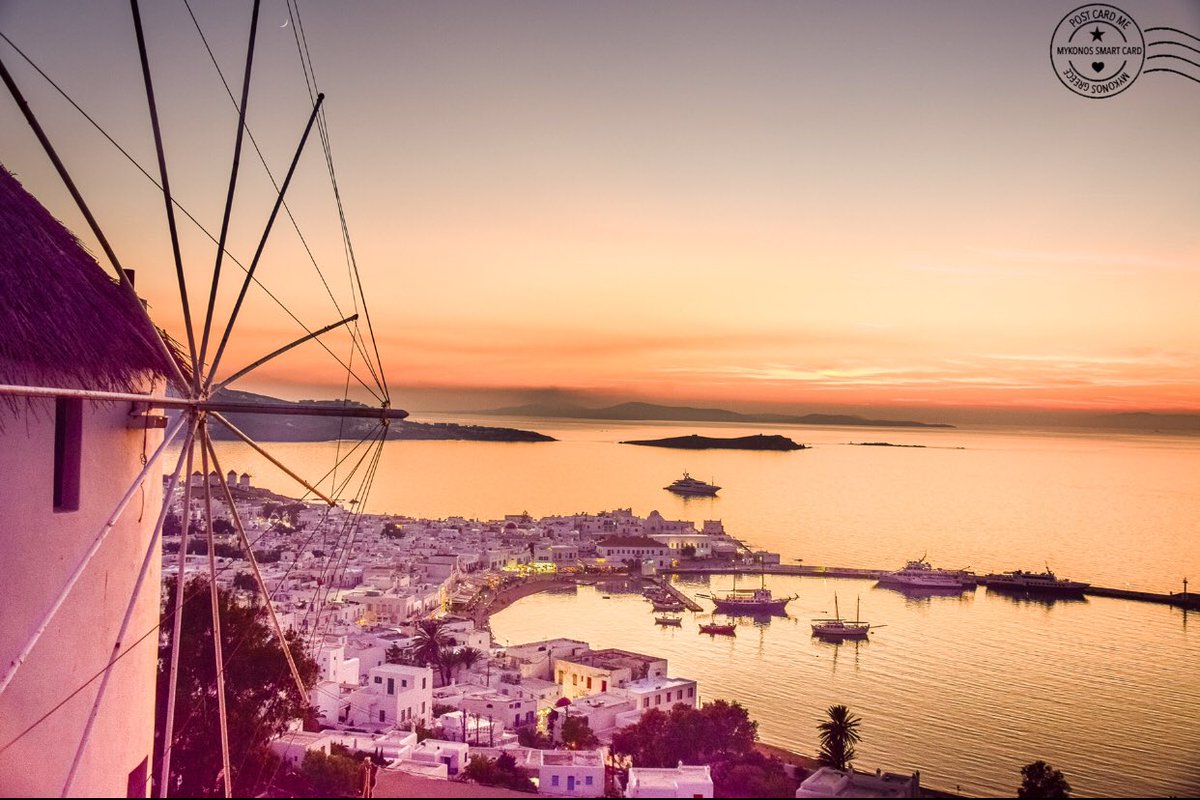 Greece Sunset Wallpaper