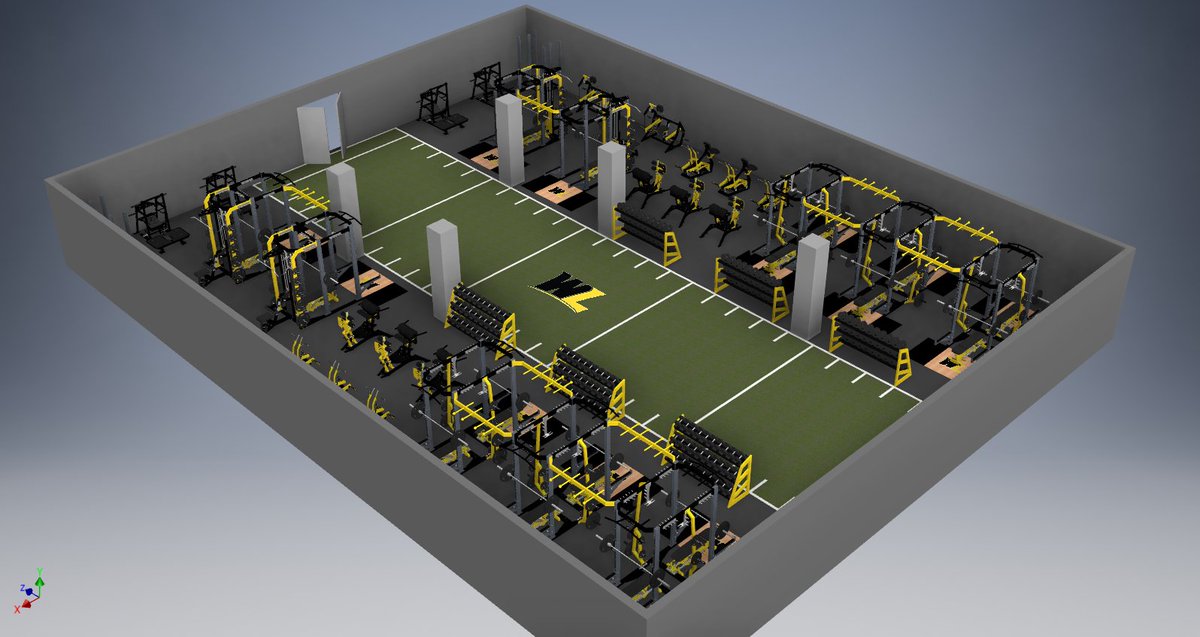Liberty University Football Locker Room