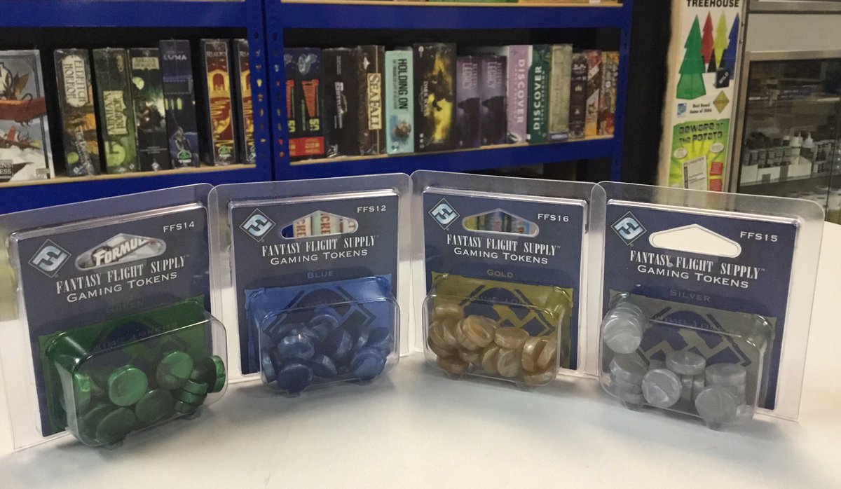 Toys & Games SILVER GAMING TOKENS FANTASY FLIGHT SUPPLY BR5686539