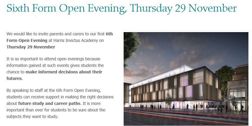 Welcome to Harris Sixth Form