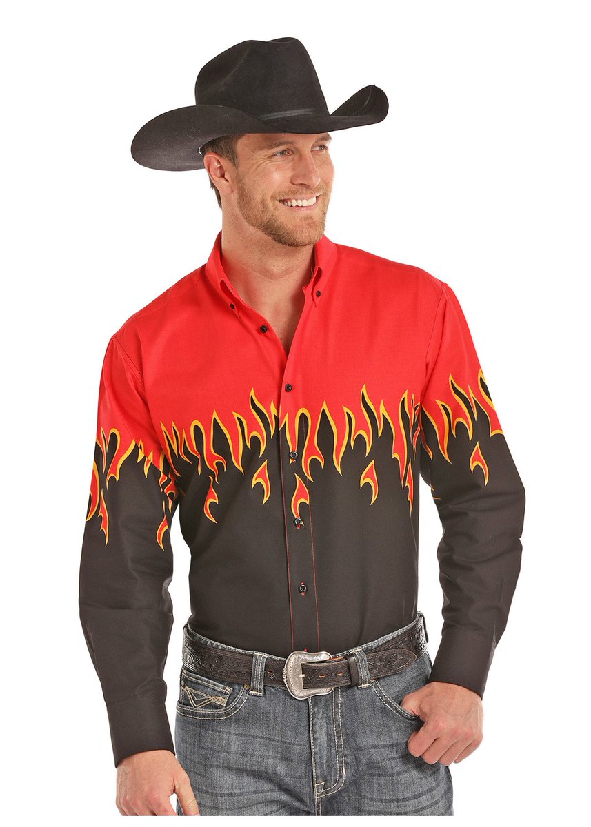 Flame Shirt Fedora