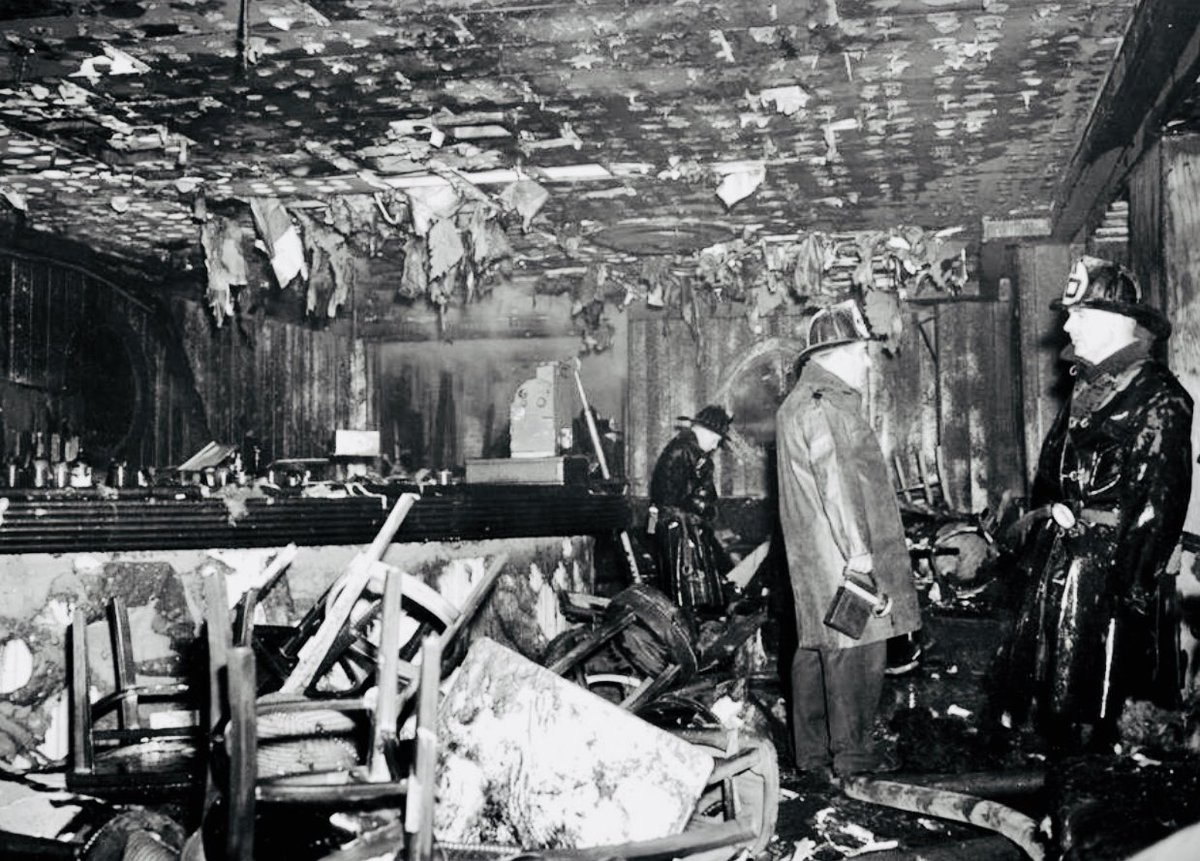 76 years ago today, on Nov. 28, 1942, The Cocoanut Grove in was the ...