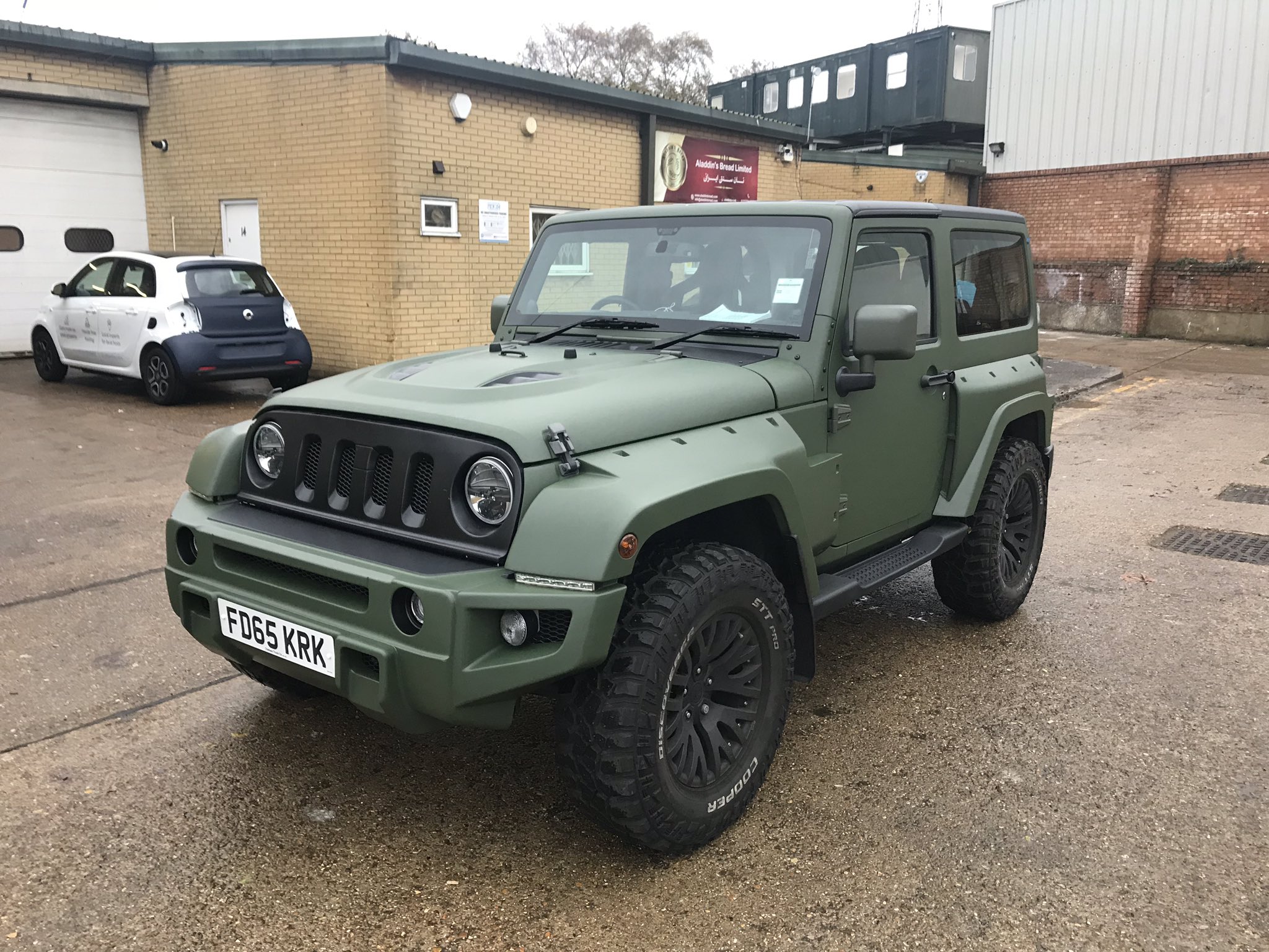Jeep Wrangler Matte Green