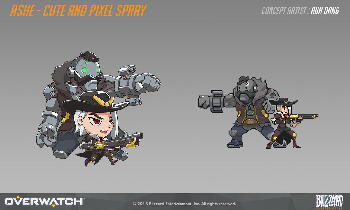 All Overwatch Pixel Sprays