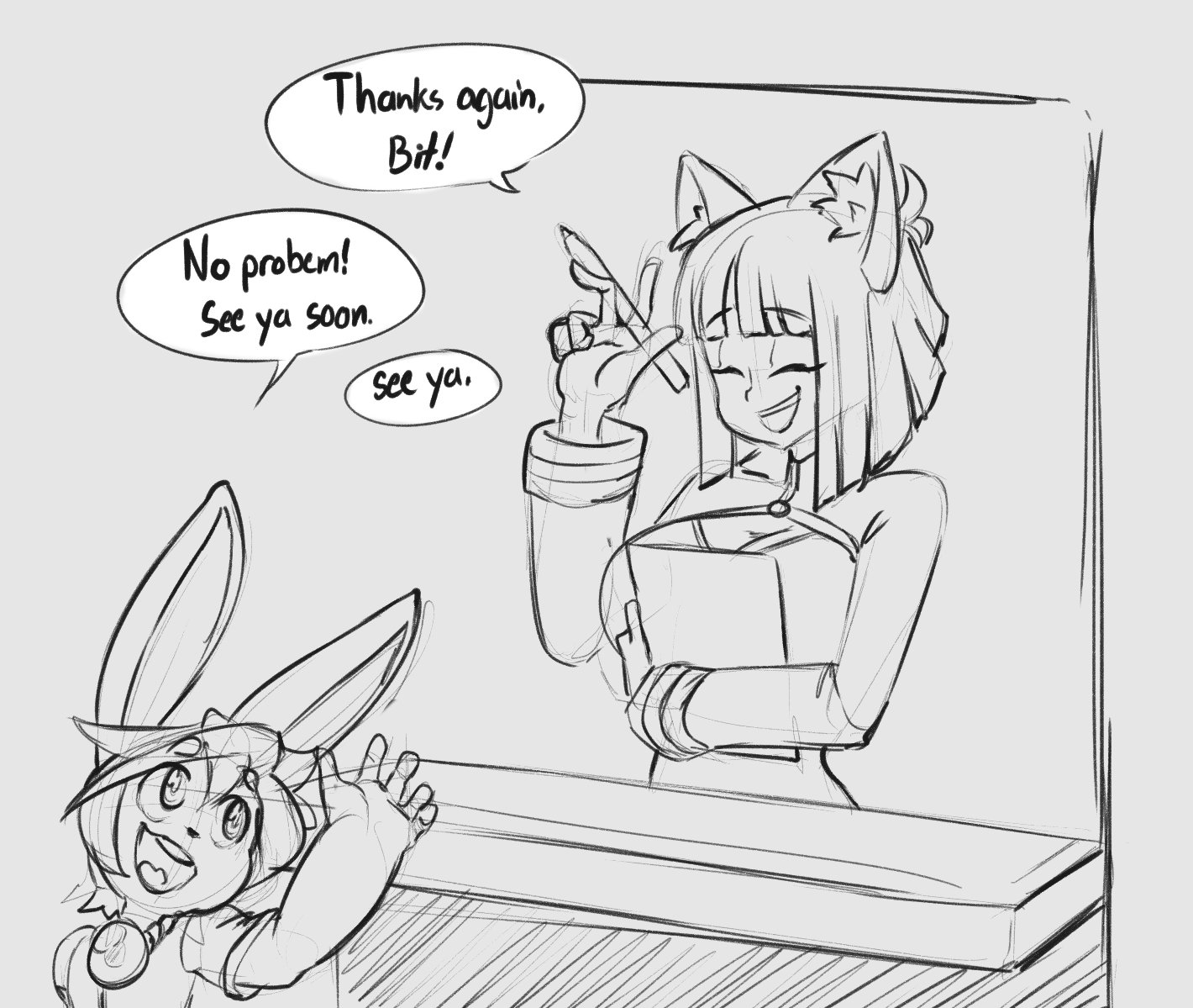 Ecch' n' Skecch (Comms closed) on Twitter: "What I imagine a day at the guild be like. Aside ...