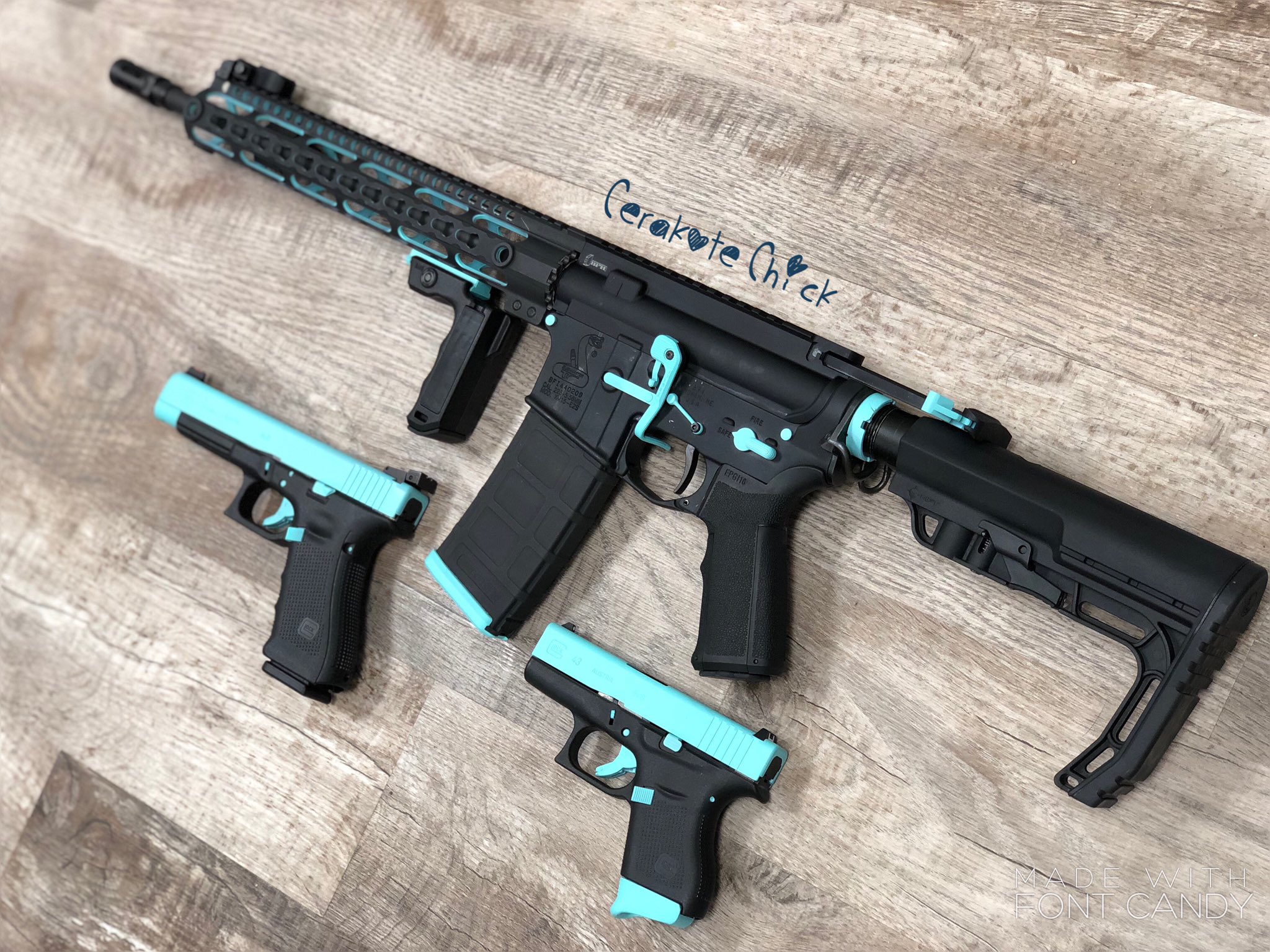 Tiffany Blue Ar 15