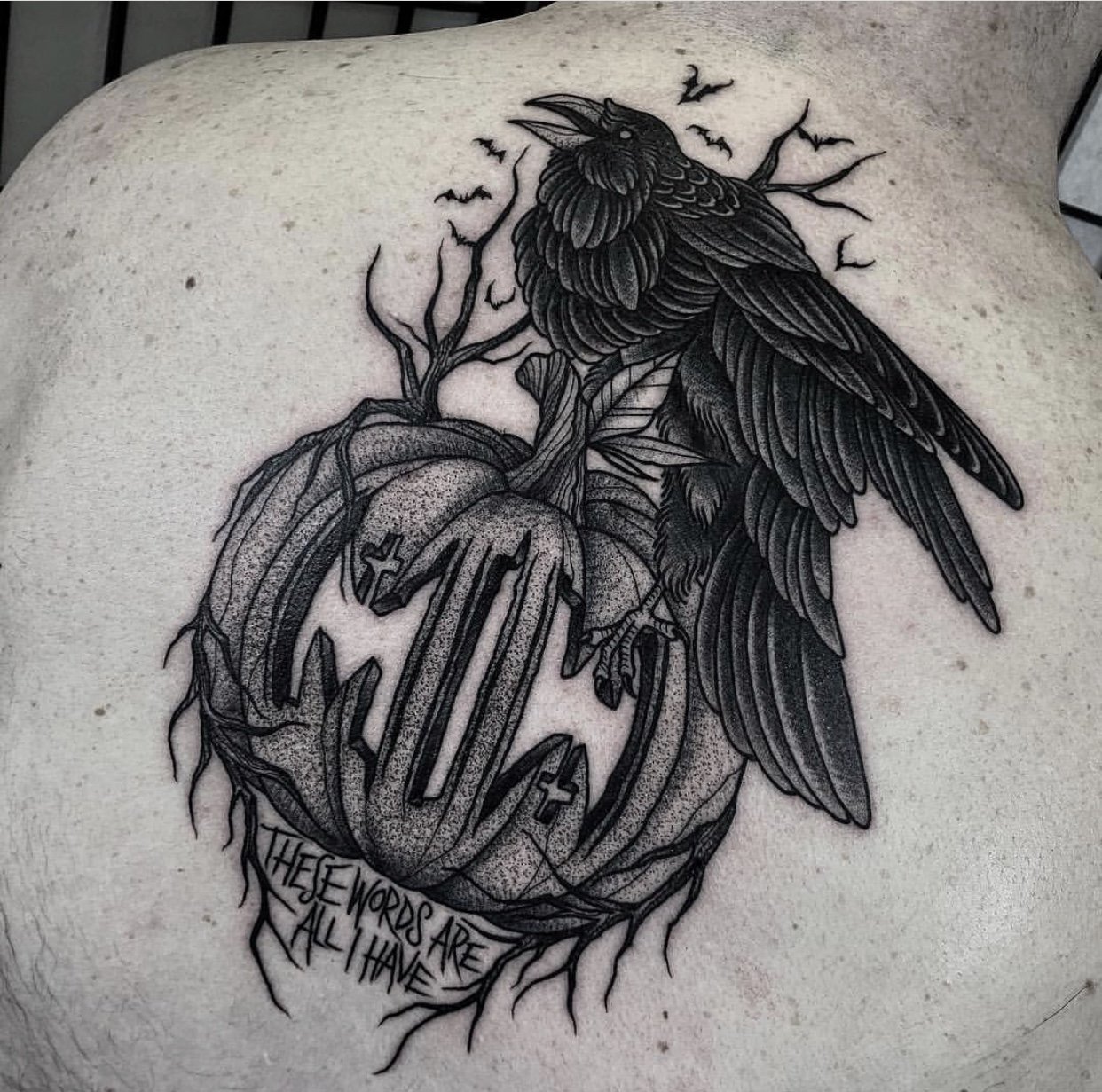 Motionless In White Logo Art Raven