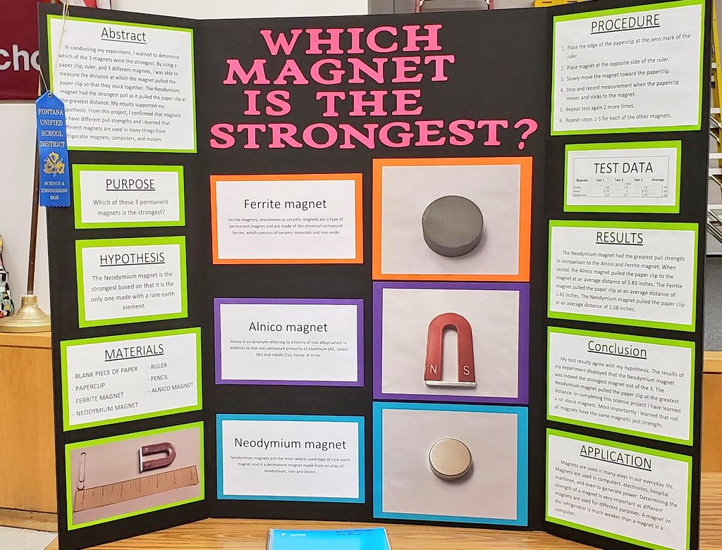Magnet Science Fair Experiments