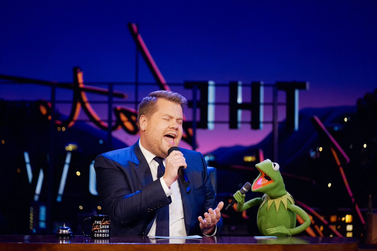 TV Alert: Kermit on The Late Late Show with James Corden Thursday ...